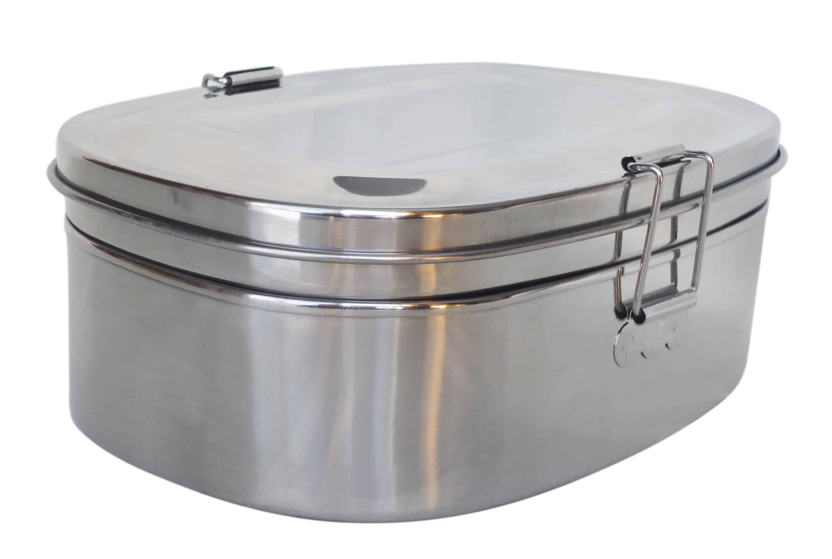 2 Layer Food Storage Container / Lunch Box - Noplastic.caNoplastic.ca